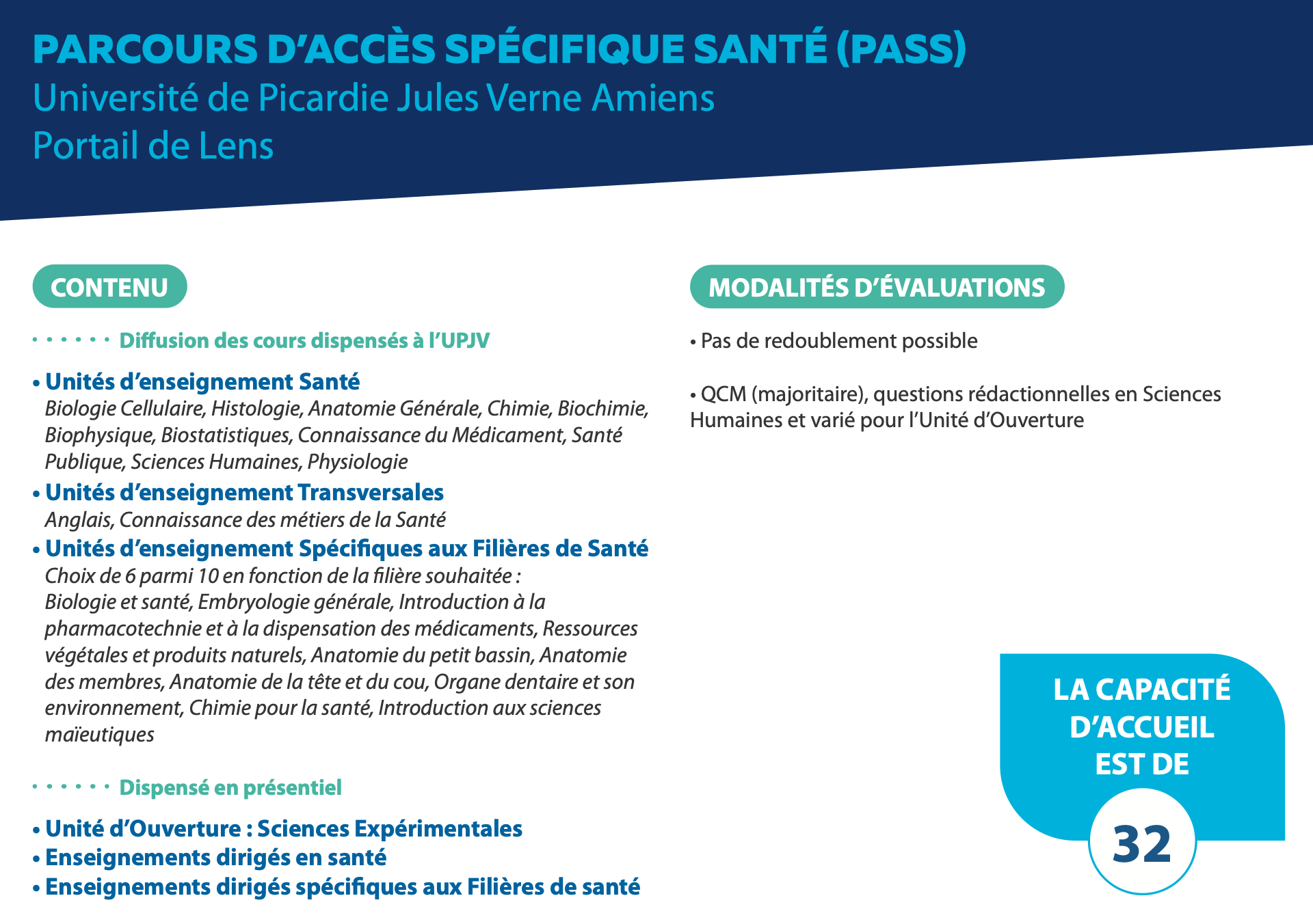 Filières d'accès aux études de santé : PASS | UFR sciences